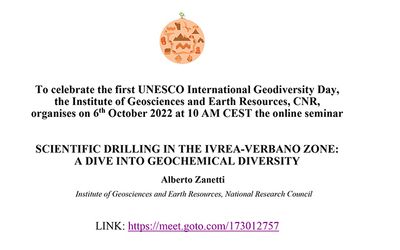 Istituto di Geoscienze e Georisorse: Online seminar "SCIENTIFIC ...
